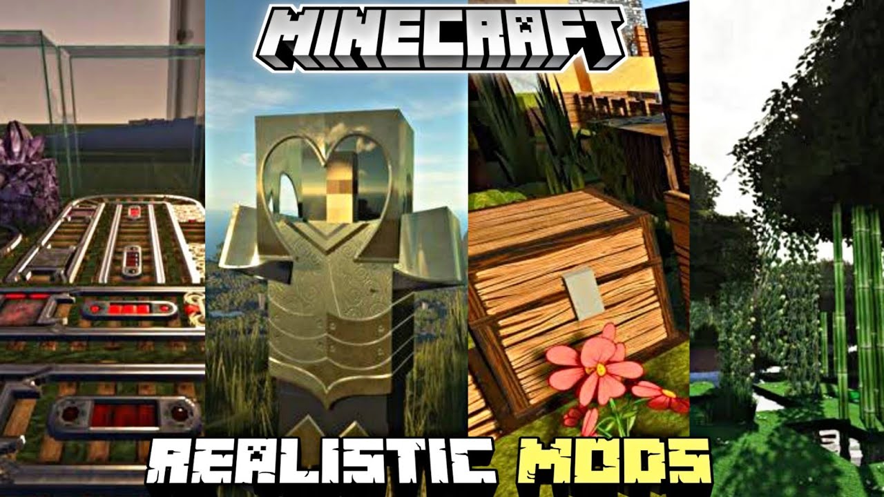 Top 5 Realistic mods for minecraft pocket edition || minecraft mods 1. ...