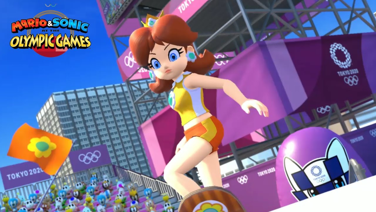 Mario & Sonic At The Olympic Games Tokyo 2020 Daisy Gameplay New Record ...