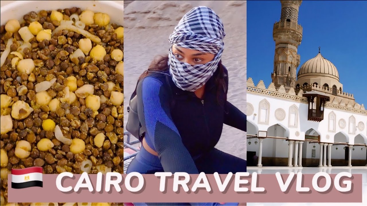 🇪🇬 CAIRO TRAVEL VLOG 2024 | Sahara Desert, Eating Koshari, Egyptian Churches - YouTube