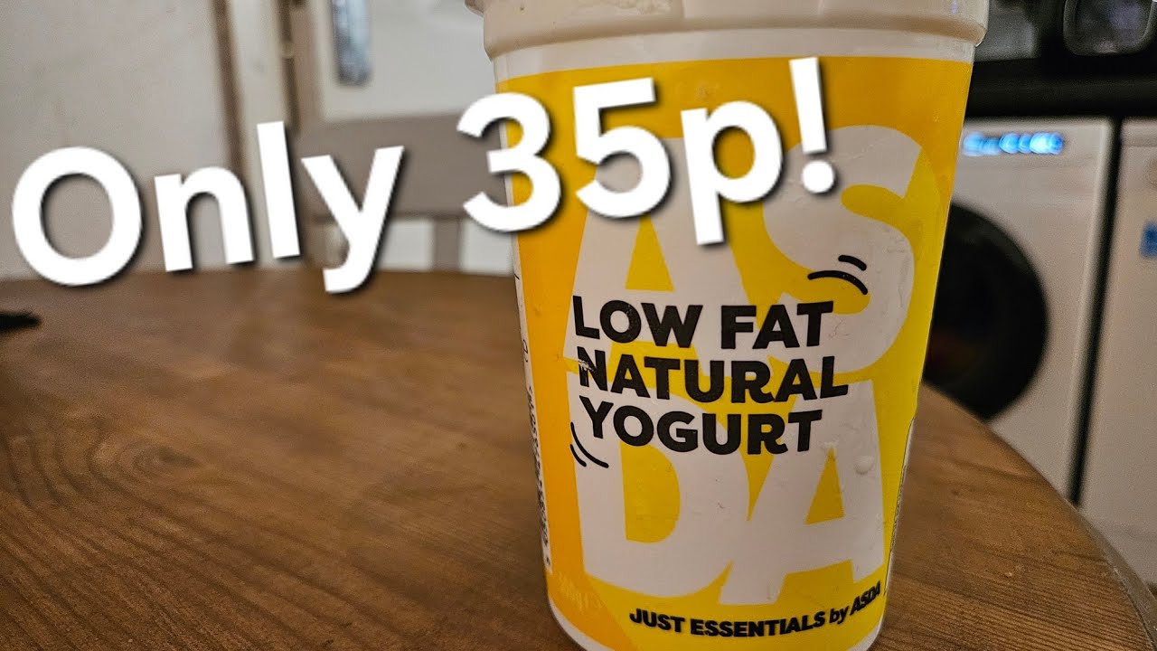 Asda Essential Week Food Review | Low Fat Natural Yogurt | Can It ...