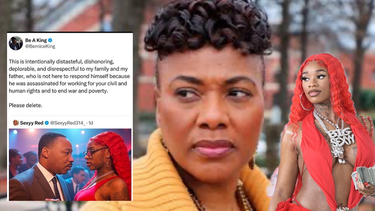 Bernice King puts Sexyy Red in Her Place after disrespectful MLK AI ...