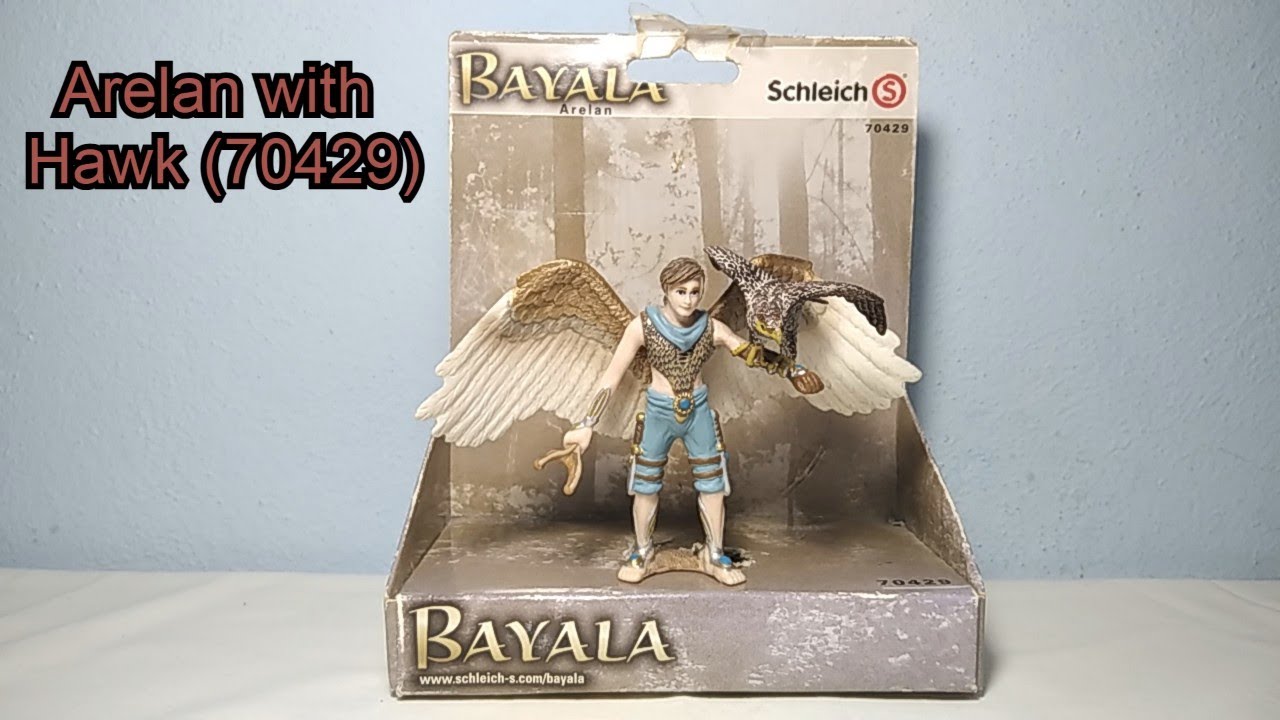 Schleich Arelan with Hawk (70429) Bayala Hunters Figure Review! - YouTube
