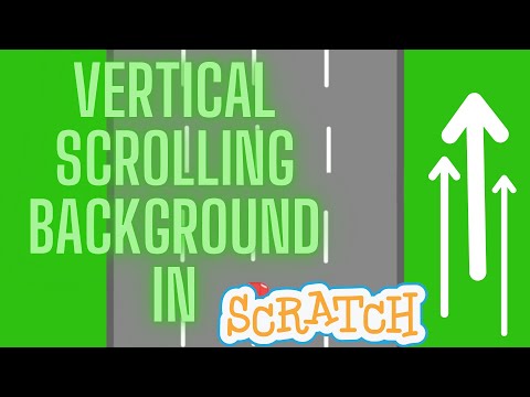 Vertical scrolling in scratch | Tutorial 39 |