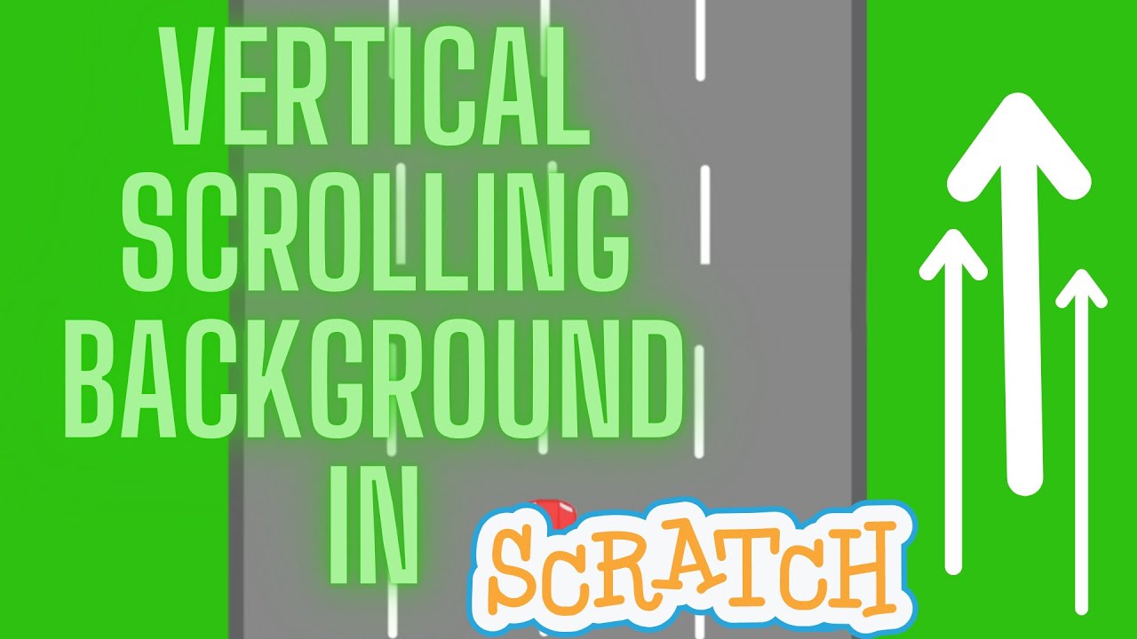 Vertical scrolling in scratch | Tutorial 39 | - YouTube