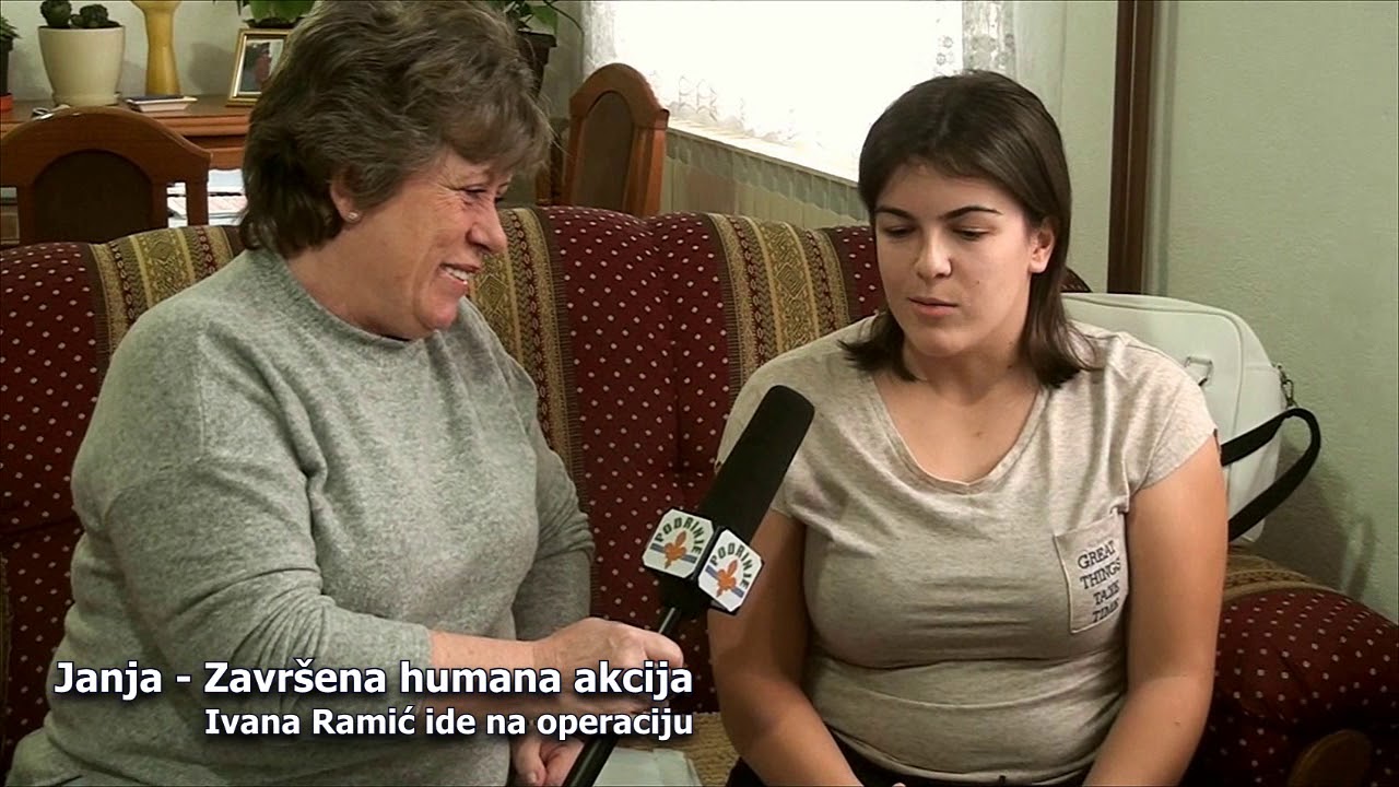 Završena humana akcija u Janji - Ivana Ramić ide na operaciju - YouTube