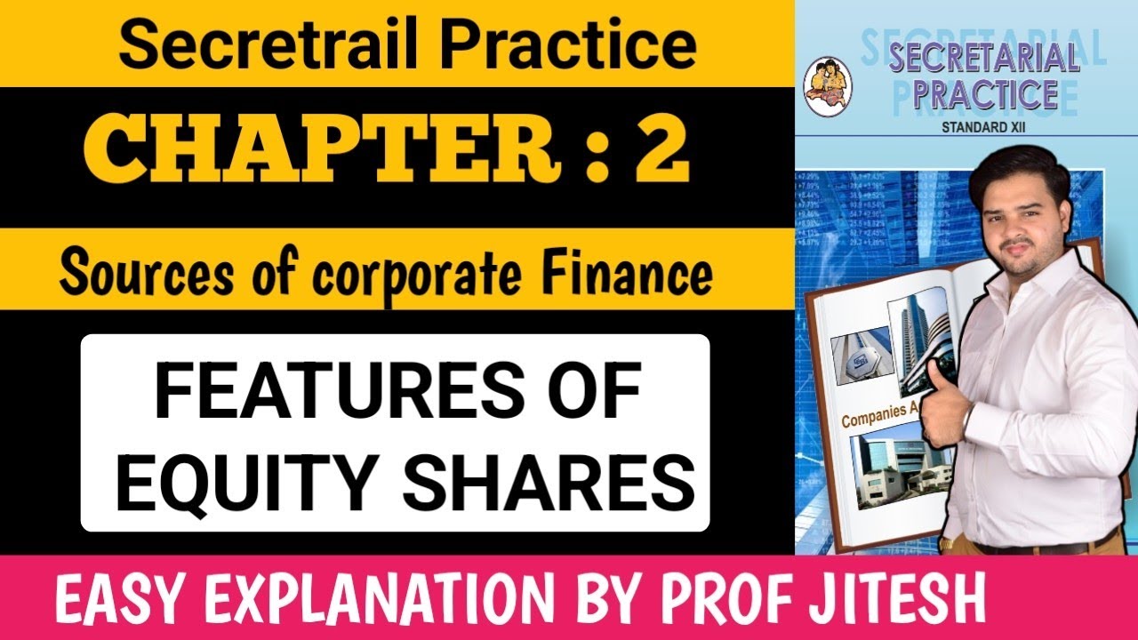 || Features of Equity Shares || Easy Explanation || Class 12th || SP ...