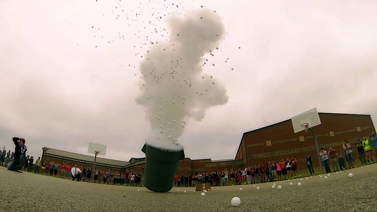 Ping Pong Ball Explosion (South Middle School - Joplin, MO) - YouTube