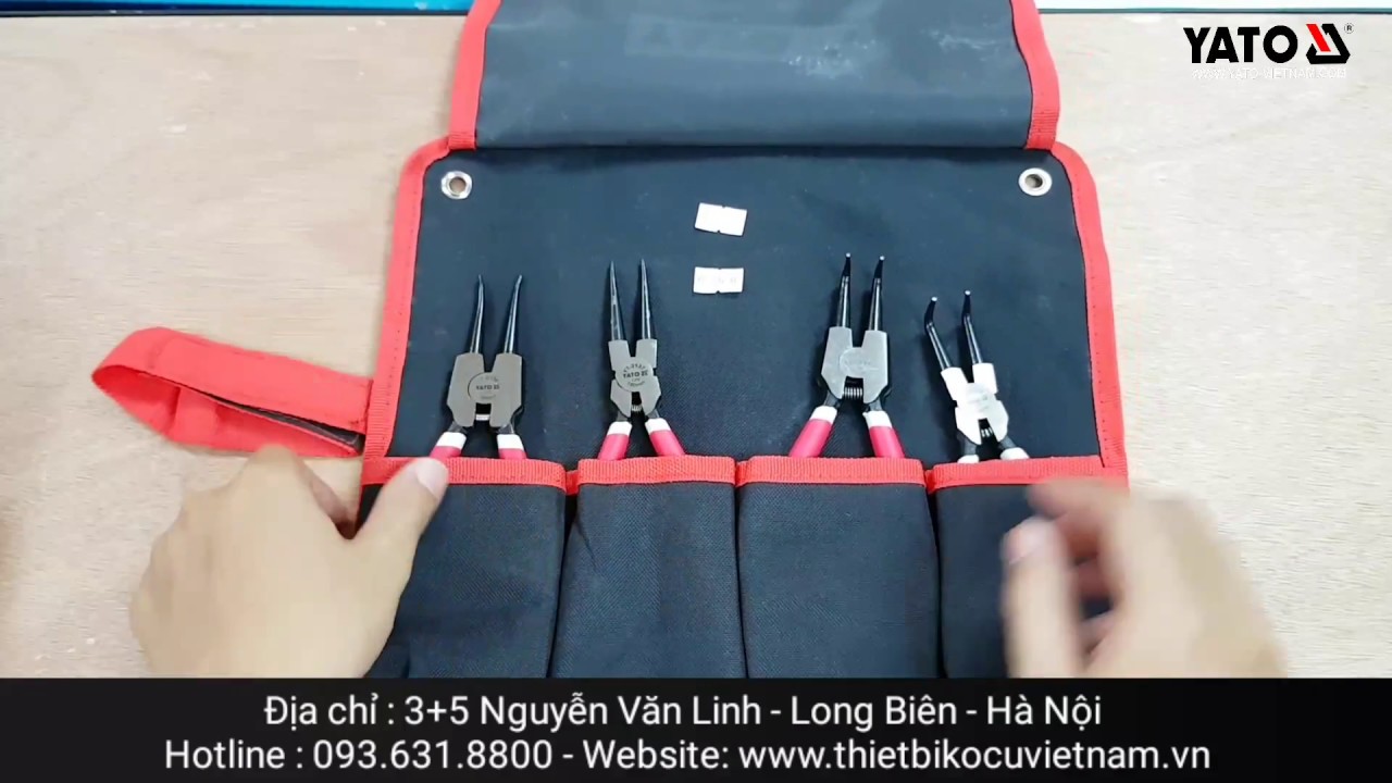 [DỤNG CỤ CẦM TAY] BỘ KÌM 4 CHI TIẾT YT-39615 | YATOTOOLS 📱0936318800 ...
