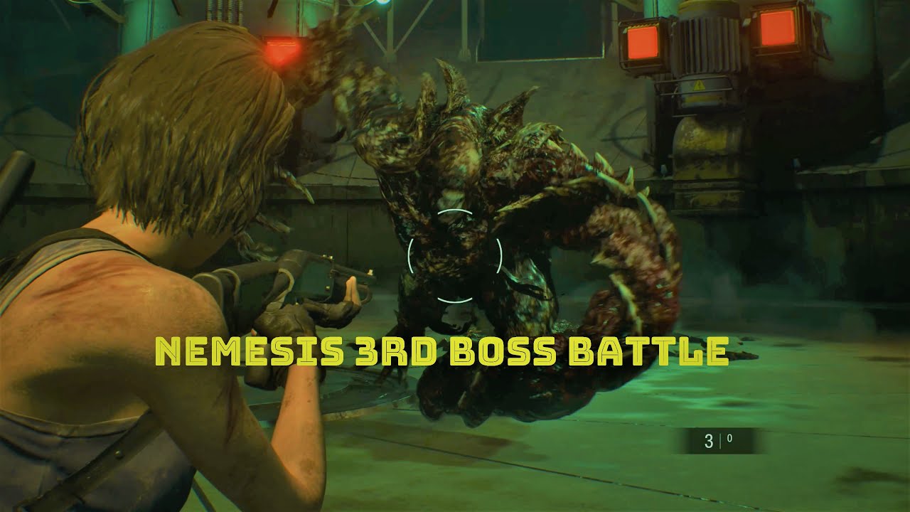 Resident Evil 3 Walkthrough part 12 (NEMESIS 3rd BOSS BATTLE) - YouTube