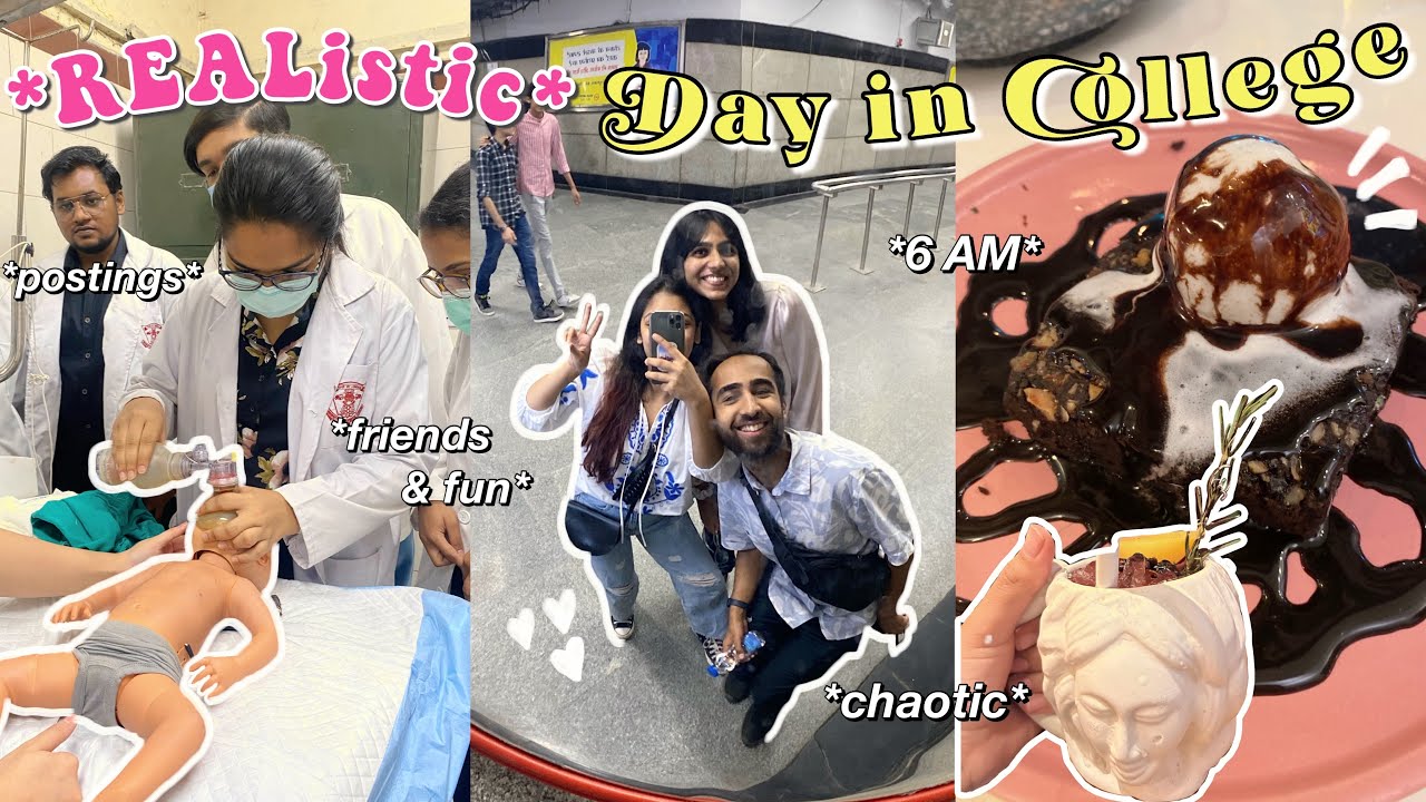 a *REALISTIC* day in my life- medical, 6 AM mornings, friends 🥳👩🏻‍⚕️ ...