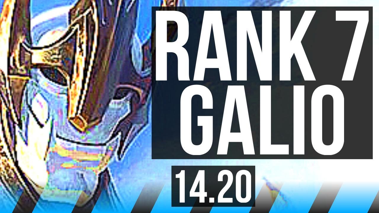 GALIO vs ZED (MID) | 10/0/10, Rank 7 Galio, Legendary | EUW Grandmaster ...