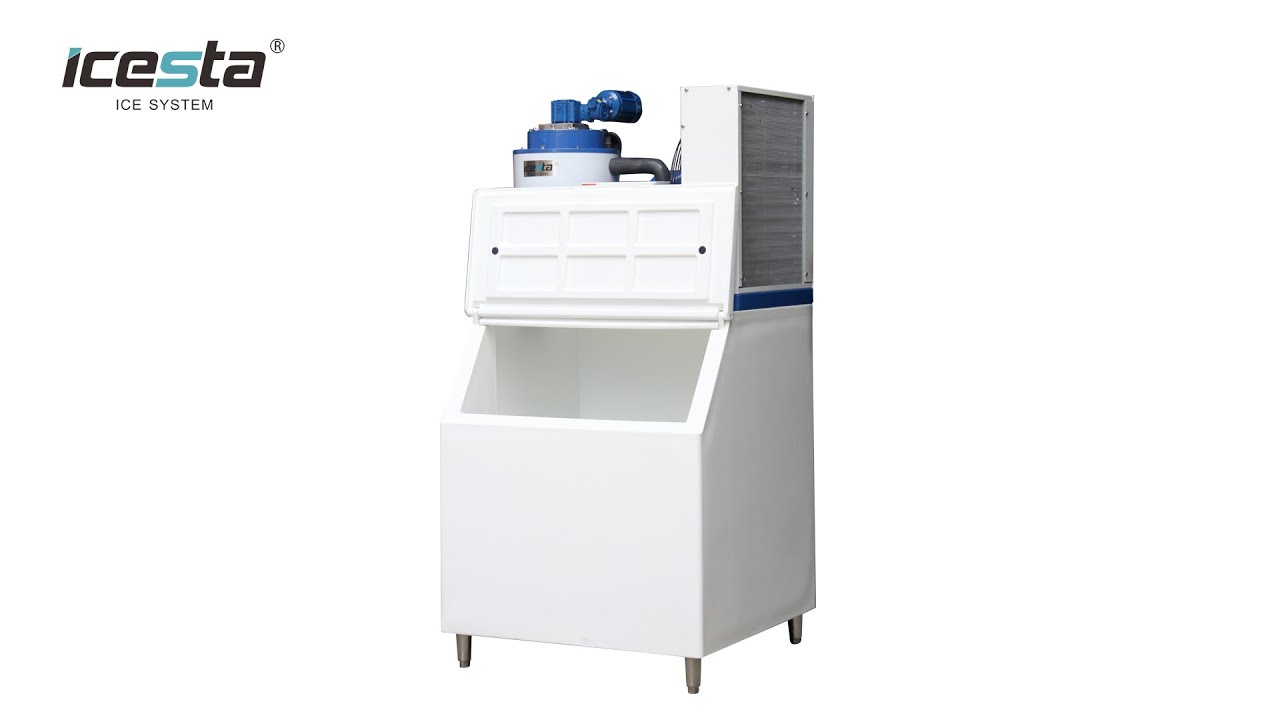 Icesta 1.5t 3 ton Commercial flake ice machines from ICESTA - YouTube