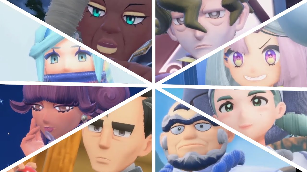 Pokemon Scarlet and Violet ALL Gym Leaders - YouTube