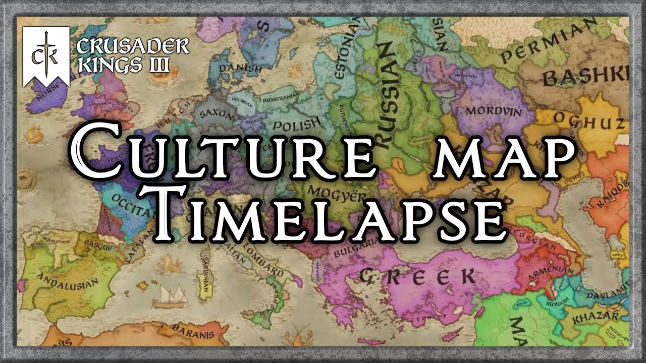 CK3 Culture Map timelapse - YouTube