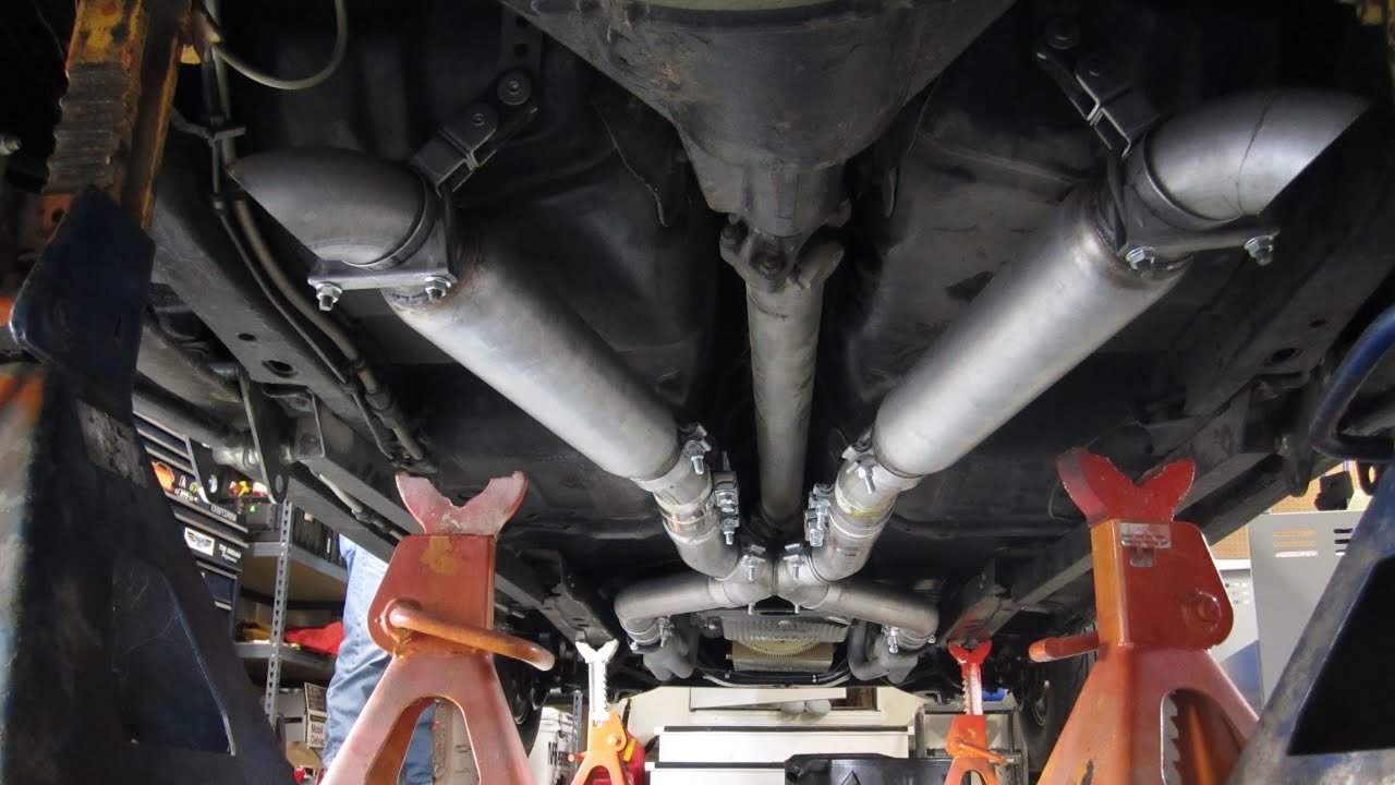 New Exhaust on the Trans AM. X PIPE vs header mufflers - YouTube