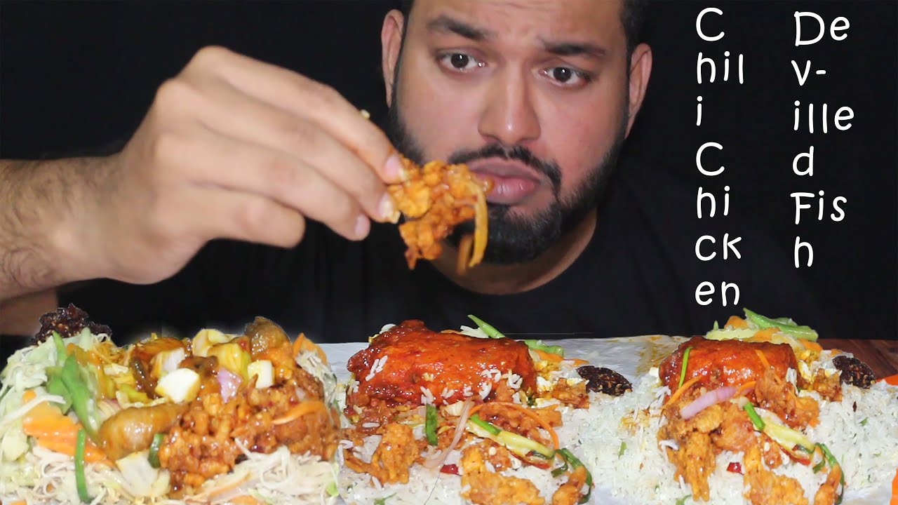 EATING Chili Chicken Set Menu n Deviled Fish Set Menu Fried Rice ...