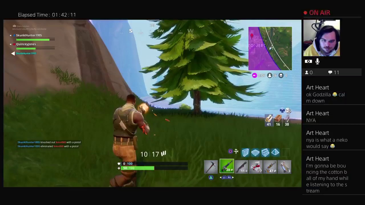 Fortnight live steam Here us sing - YouTube