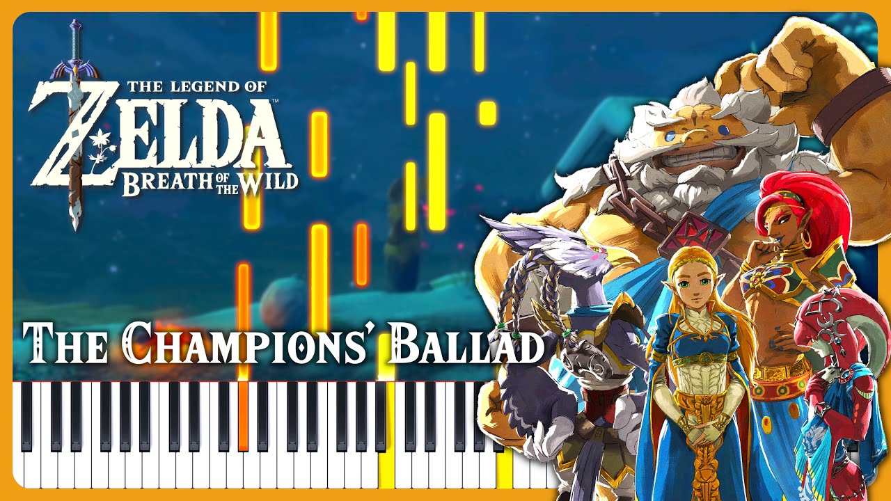 The Champions' Ballad (Album Ver.) ~ The Legend of Zelda: Breath of the Wild | Piano Cover - YouTube