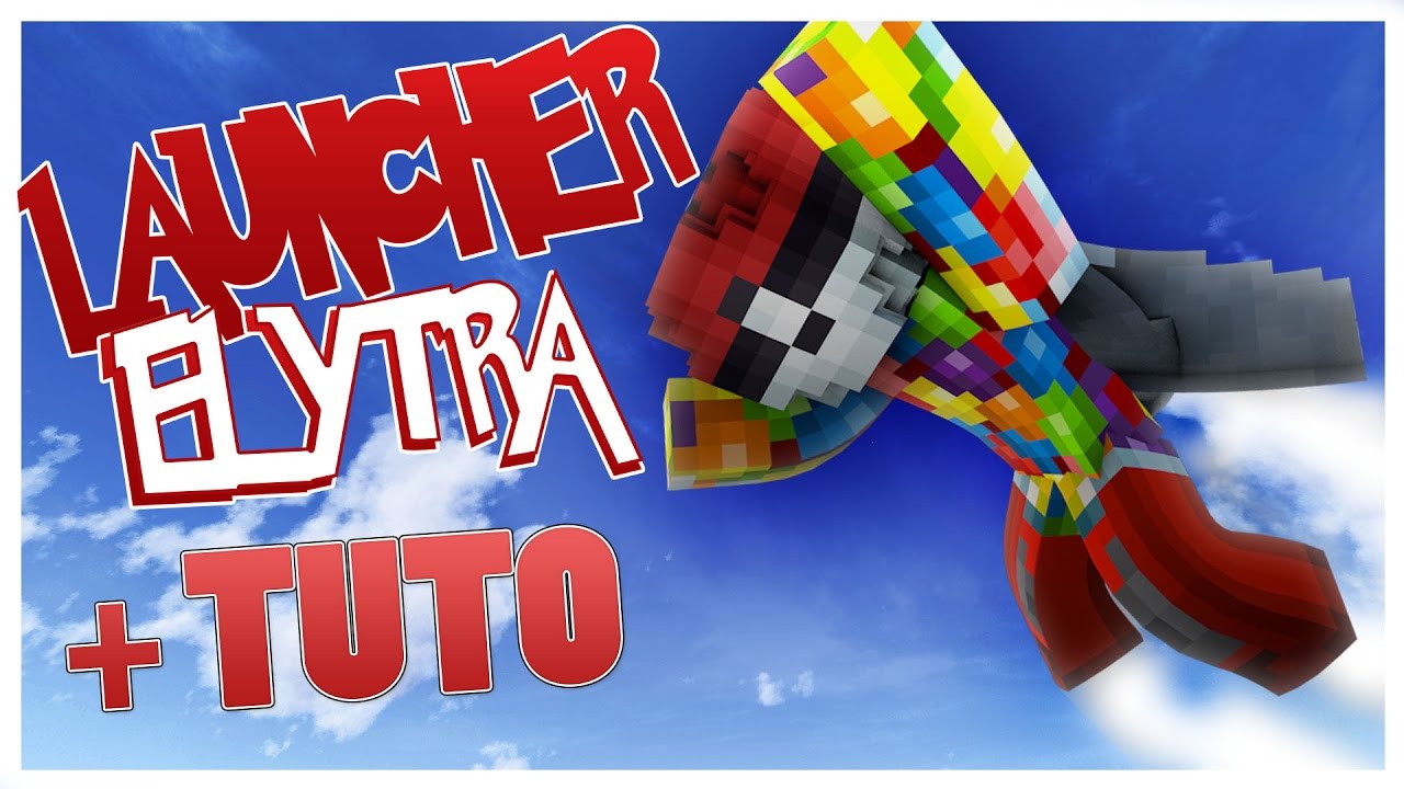 TUTO MINECRAFT PS4 LAUNCHER ELYTRA - YouTube