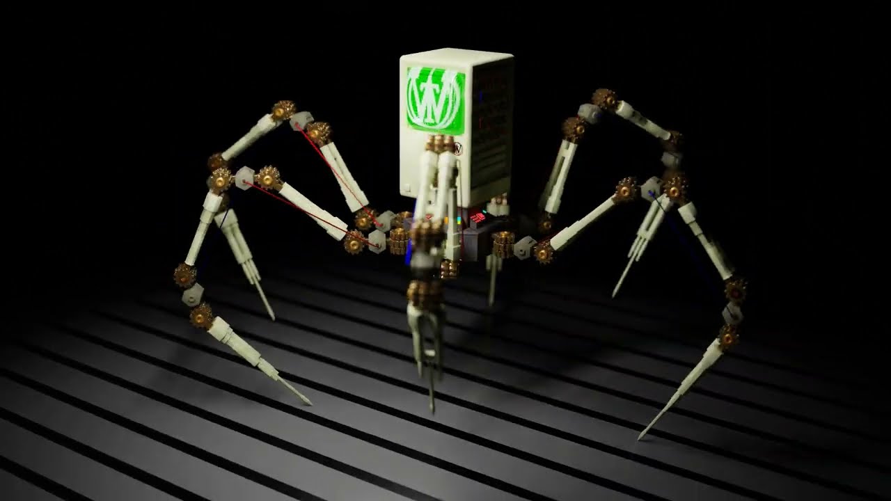 Blender walking computer animation - Polyfjord tutorial - YouTube