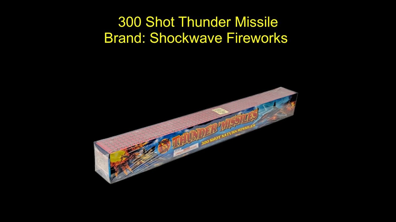 300 Shot Thunder Missile - YouTube