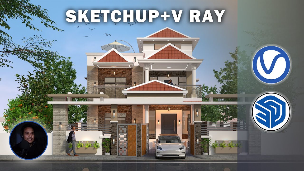 Sketchup And V Ray 2024 Bangla Tutorial ৷৷ Advance Modeling And Rendering Youtube