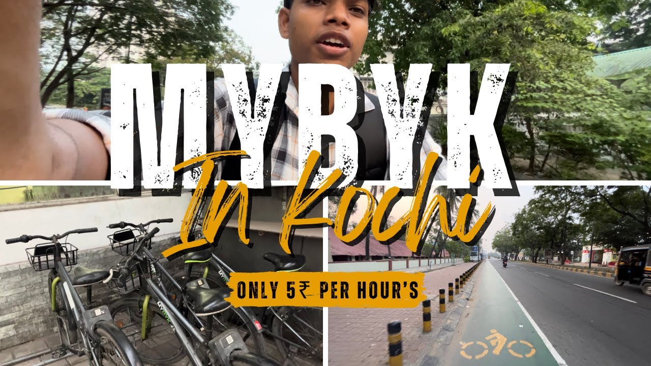 MYBYK Kochi | only 5₹ for every hour 💥| Detailed review |Rental bicycle ...