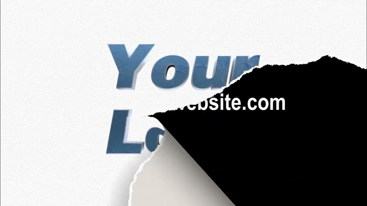 Create a Minimal Sketch Logo Intro Animation Video - MakeWebVideo.com - YouTube