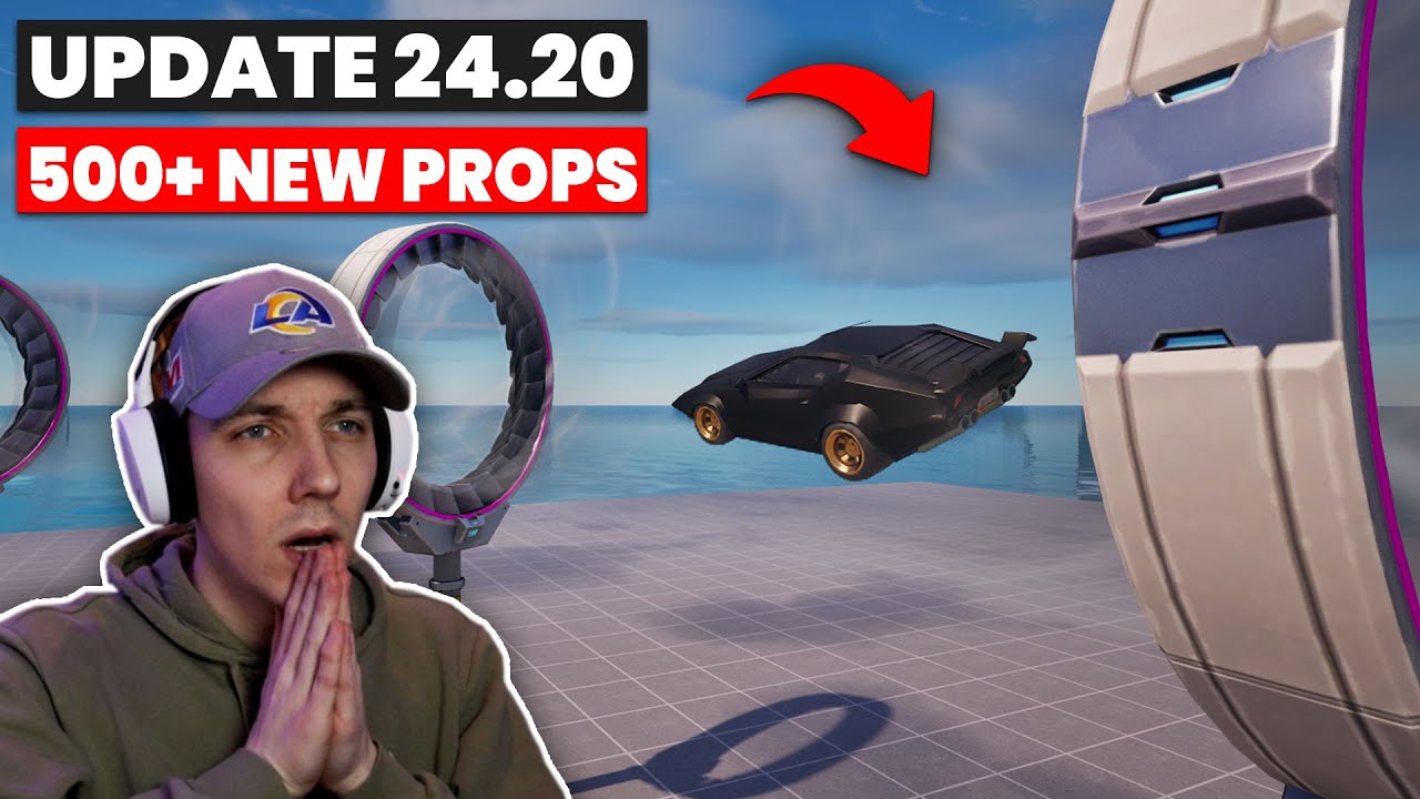UPDATE 24.20 FORTNITE CREATIVE - 1200+ New Props, CUSTOM VEHICLES fixed ...