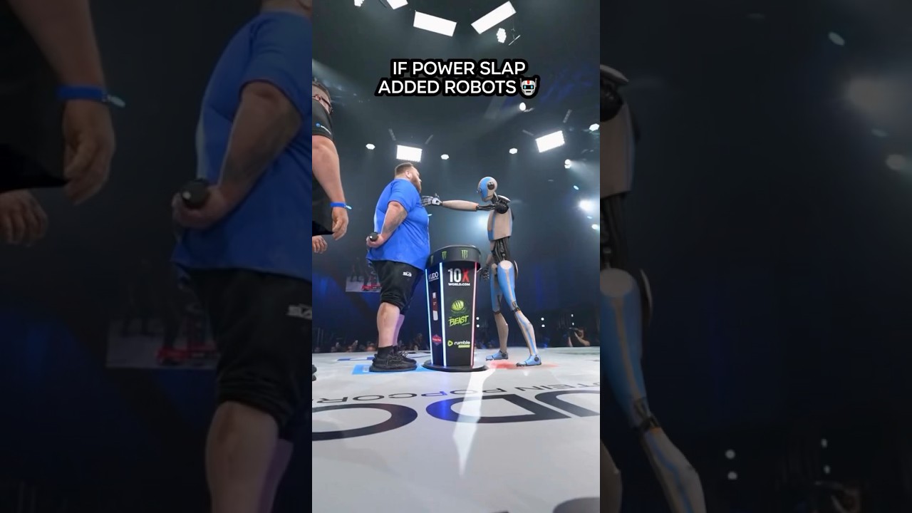 The Ai Robot take over (Power Slap League) edition #shorts - YouTube
