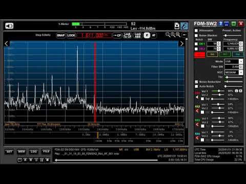 1611 kHz DWNX Jan 31,2020 1948 UTC - YouTube