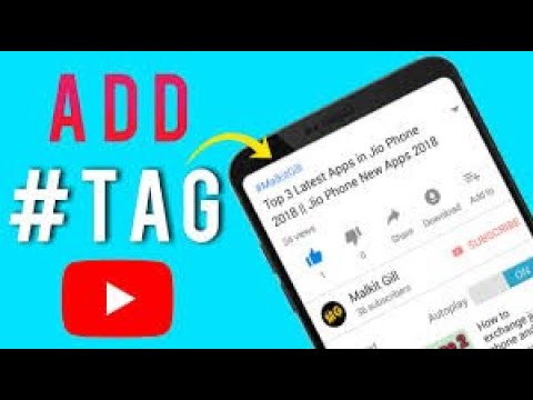 How to add hashtag in youtube tutorial - YouTube