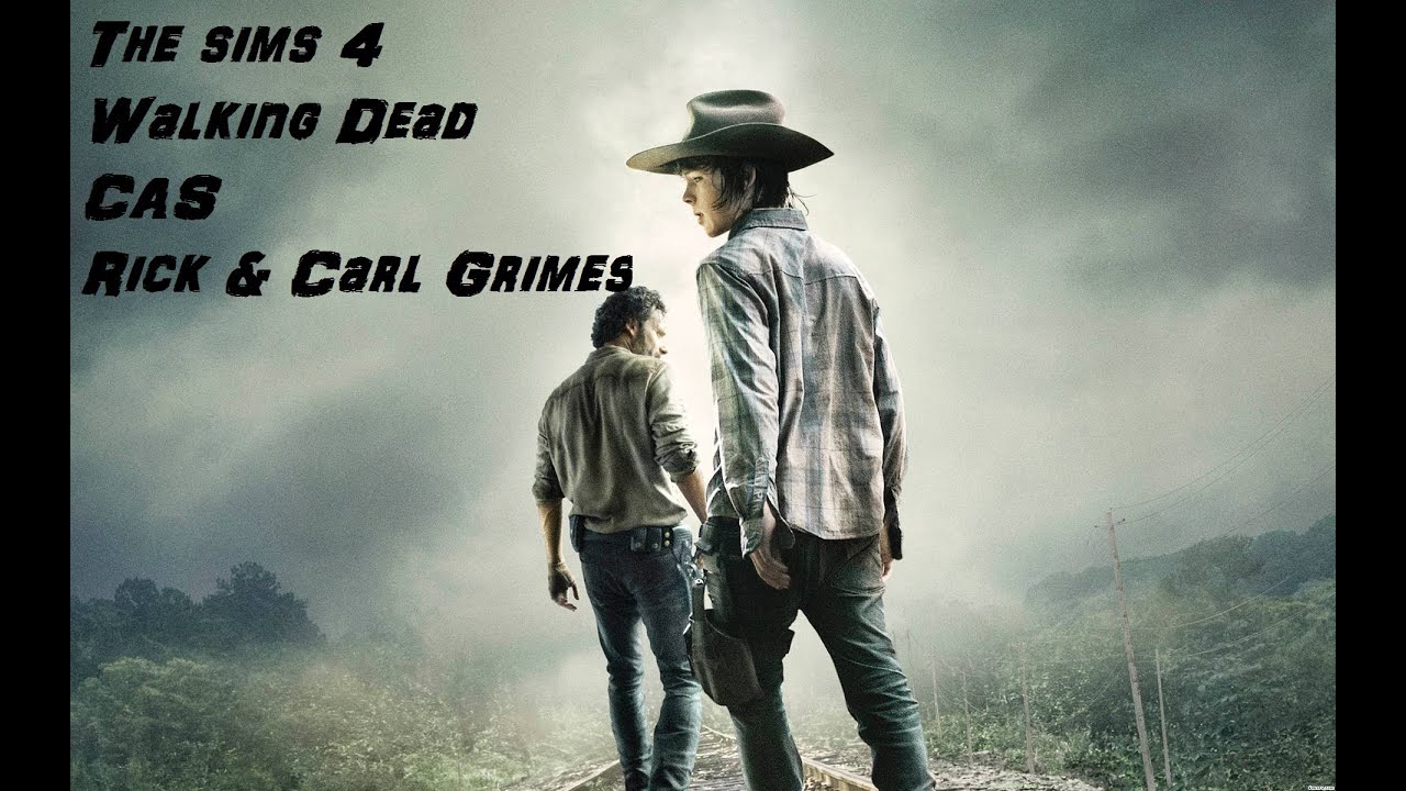 The Sims 4 Walking Dead CAS Rick & Carl Grimes - YouTube