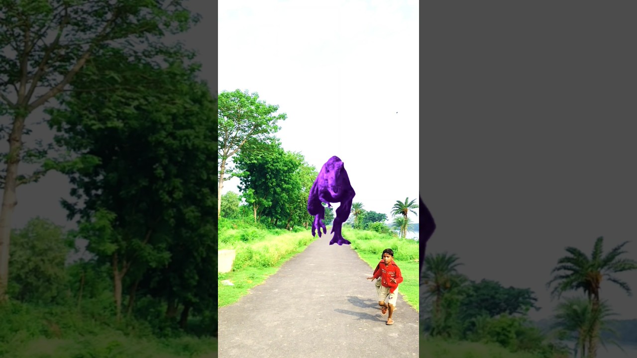 Big dinosaur chase t-rex chasing part-259 #shorts #dinosour #youtube # ...