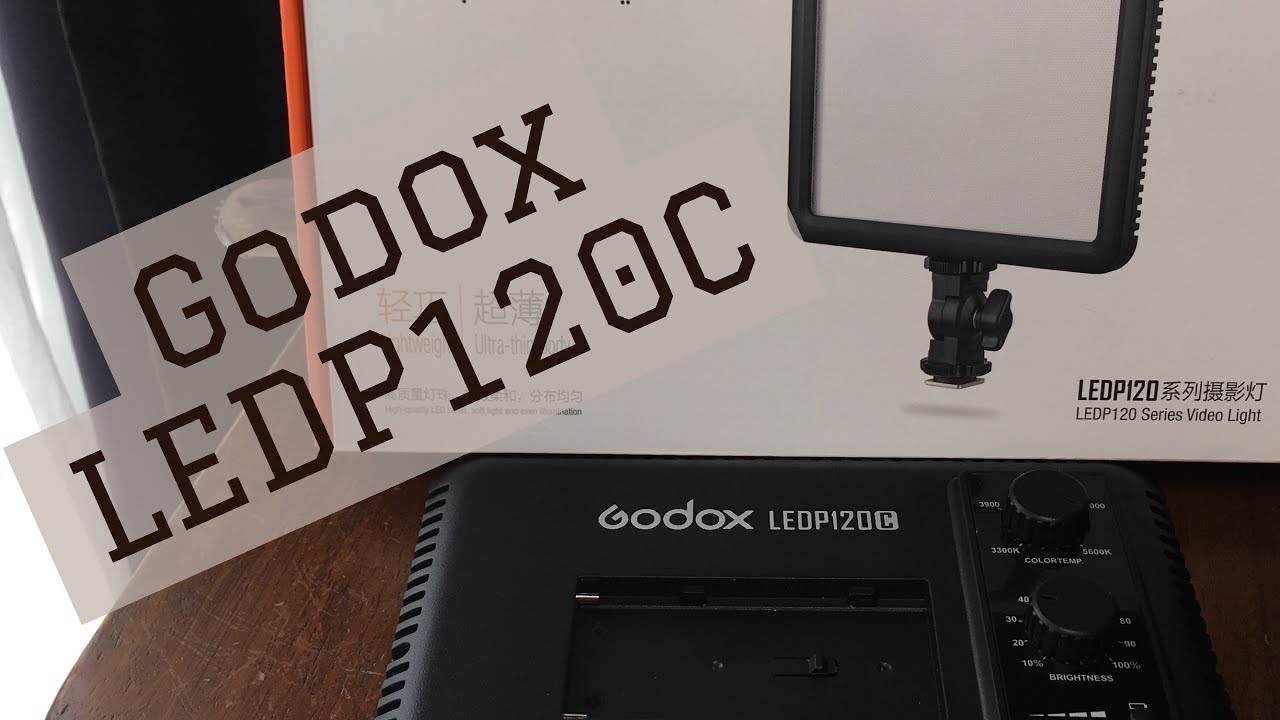 Getting better video light: Godox LEDP120C - YouTube