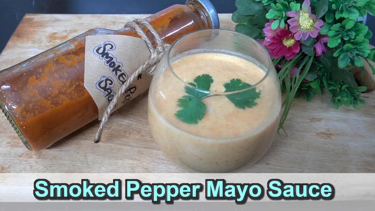 SMOKED PEPPER MAYO SAUCE ( burger series part 3) - YouTube