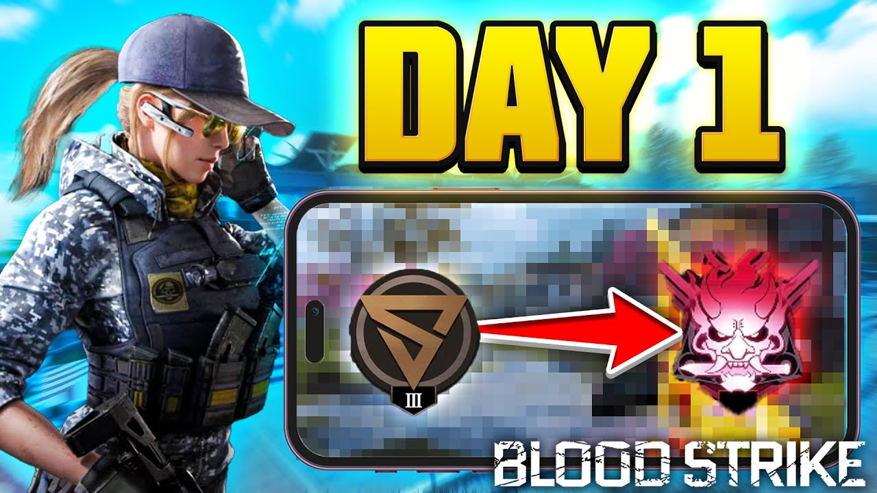 GRINDING FROM BRONZE TO LEGENDARY ON A *PHONE* IN BLOODSTRIKE (Ep1 ...