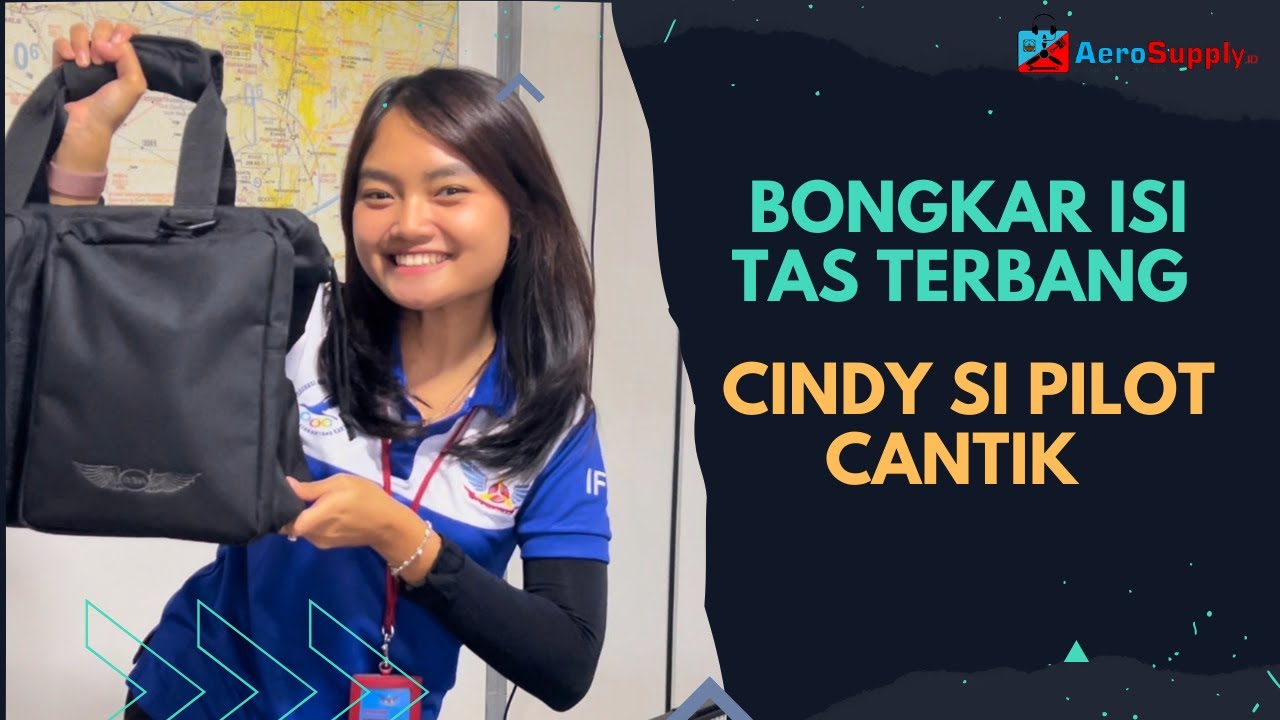 Isi tas terbang Cindy si Pilot cantik - YouTube