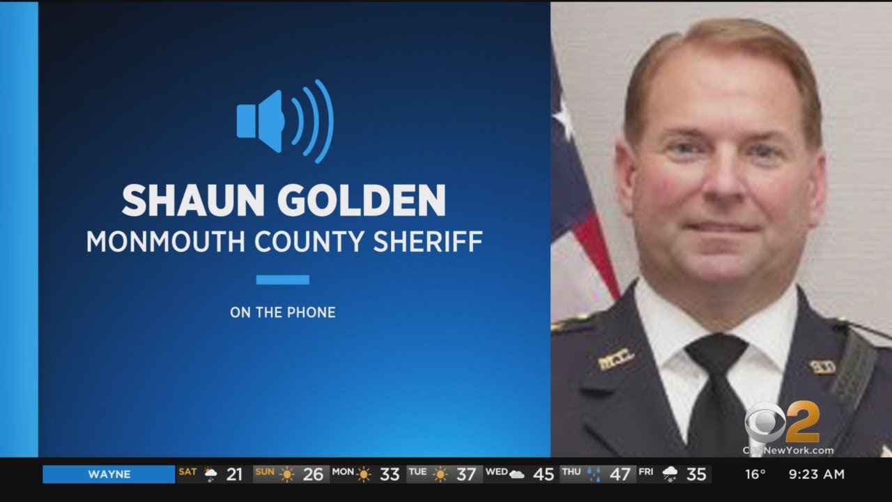 Monmouth County Sheriff Shaun Golden On Storm Conditions - YouTube
