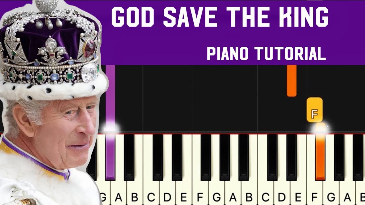 God Save The king Piano tutorial ||EASY 👑 - YouTube