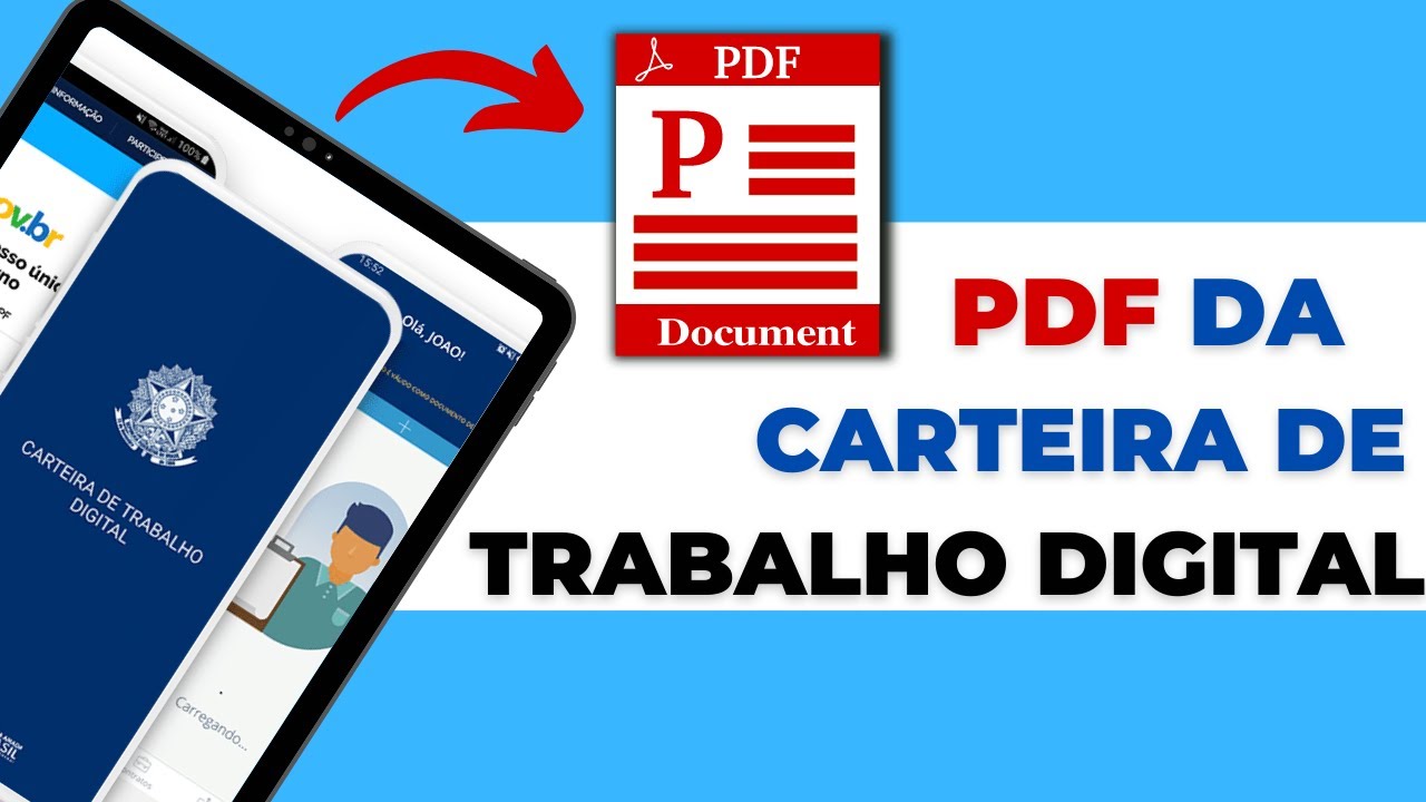 Como Baixar em PDF Carteira de Trabalho Digital | IMPRIMIR DADOS DA CARTEIRA DE TRABALHO DIGITAL ...