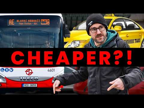Prague Airport: Why the Taxi is now CHEAPER than the Bus
