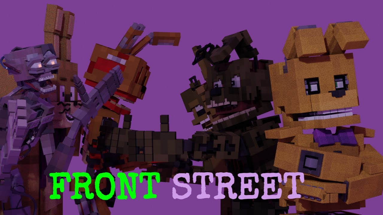 Front Street (FNAF Minecraft Animation Short) Will Wood and the ...