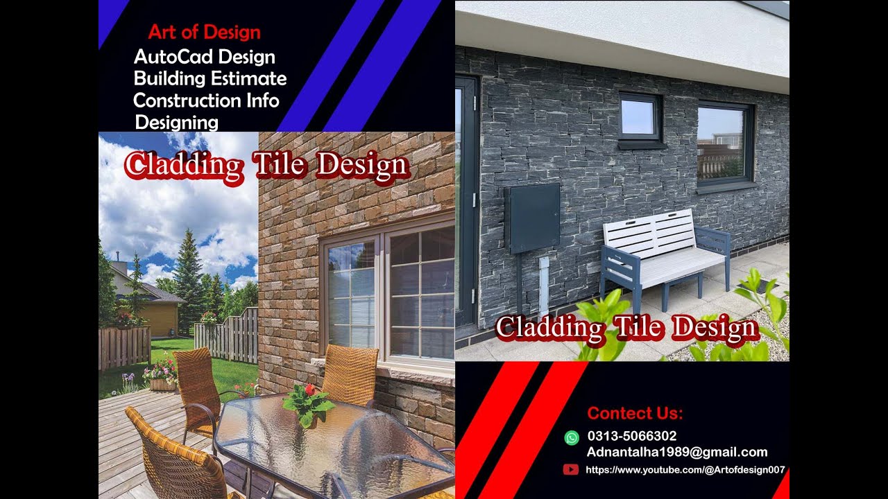 Cladding tile | cladding tile exterior wall | front elevation tile ...