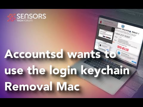 "Accountsd wants to use the login keychain" Mac Virus - Removal - YouTube