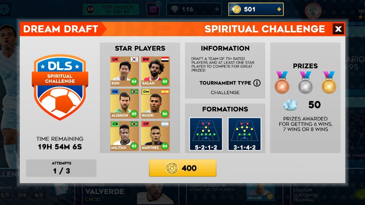 Dls 2024 *Dream draft* 400 coins 🪙 (ep 1) - YouTube