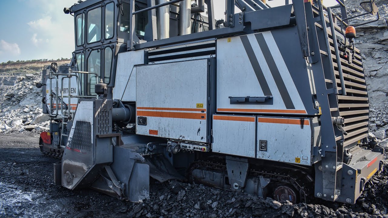 Cold miling machines #surface #mining #machine #coal #opencast - YouTube