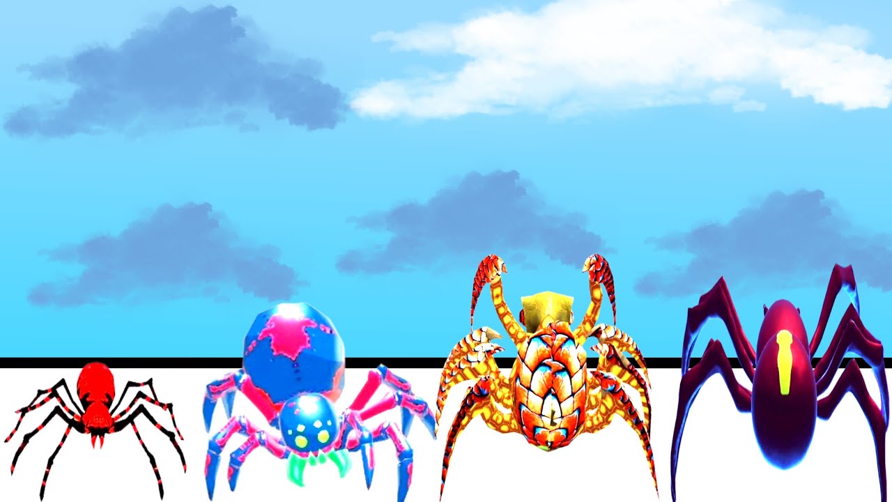 Spider Insect Evolution Run - Level Up Satisfying Mobile Gameplay, 3d ...