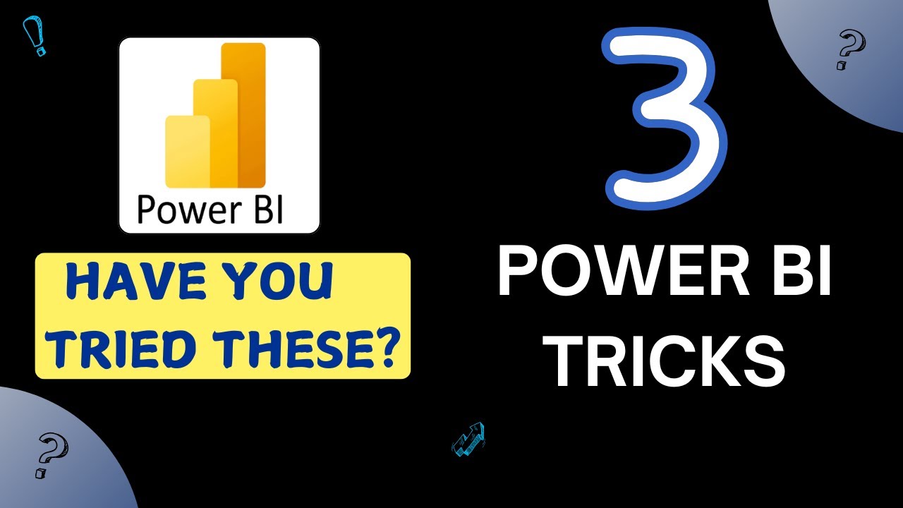 3 Power BI Tricks You MUST know 📊 | Power BI Tutorial for Beginners ...
