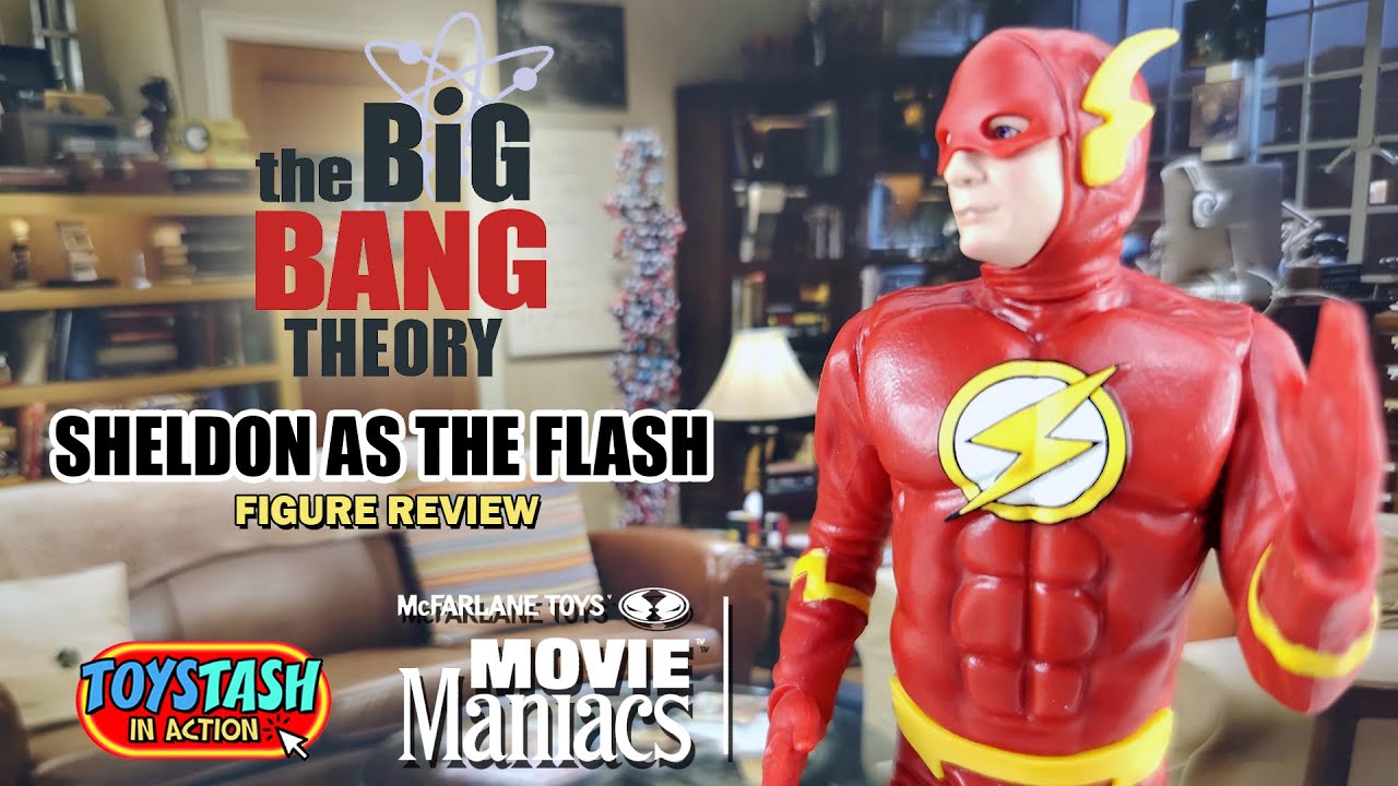 Mcfarlane Movie Maniacs The Big Bang Theory Sheldonas The Flash Figure ...